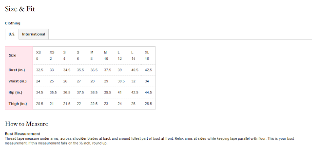Victoria's Secret Size Guide ~ DzClo x Victoria's Secret USA