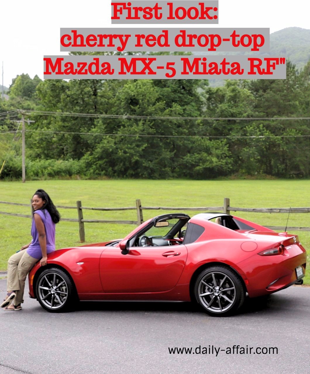 First look at this cherry red drop-top Mazda MX-5 Miata RF - The Daily ...