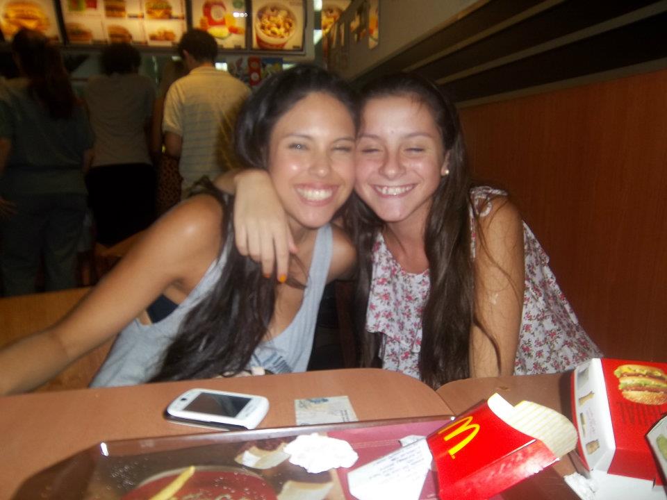 Barbie Franco FC: Barbie y su fan @Barbyesmivida en Mc Donalds