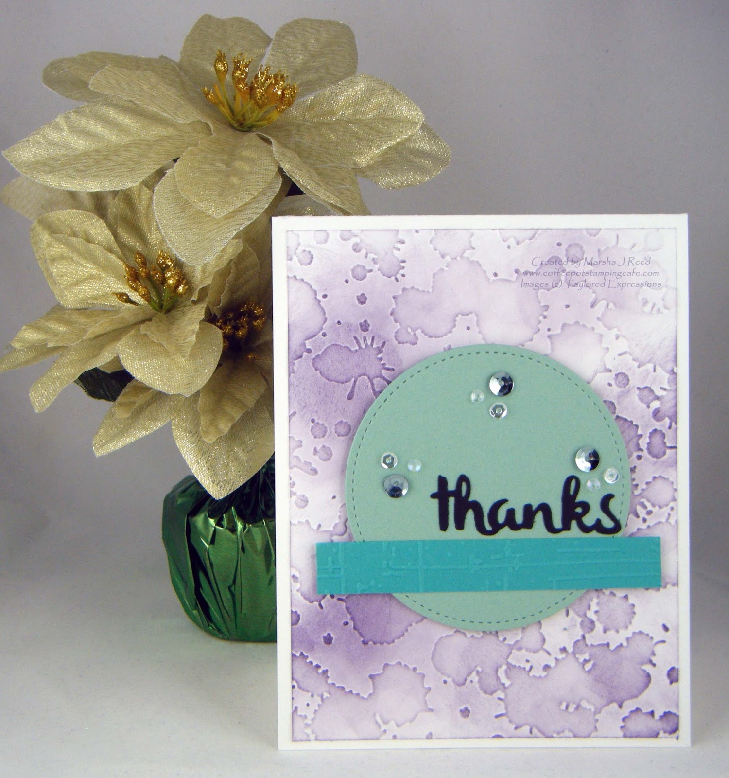 Coffee Pot Stamping Cafe: Thanks