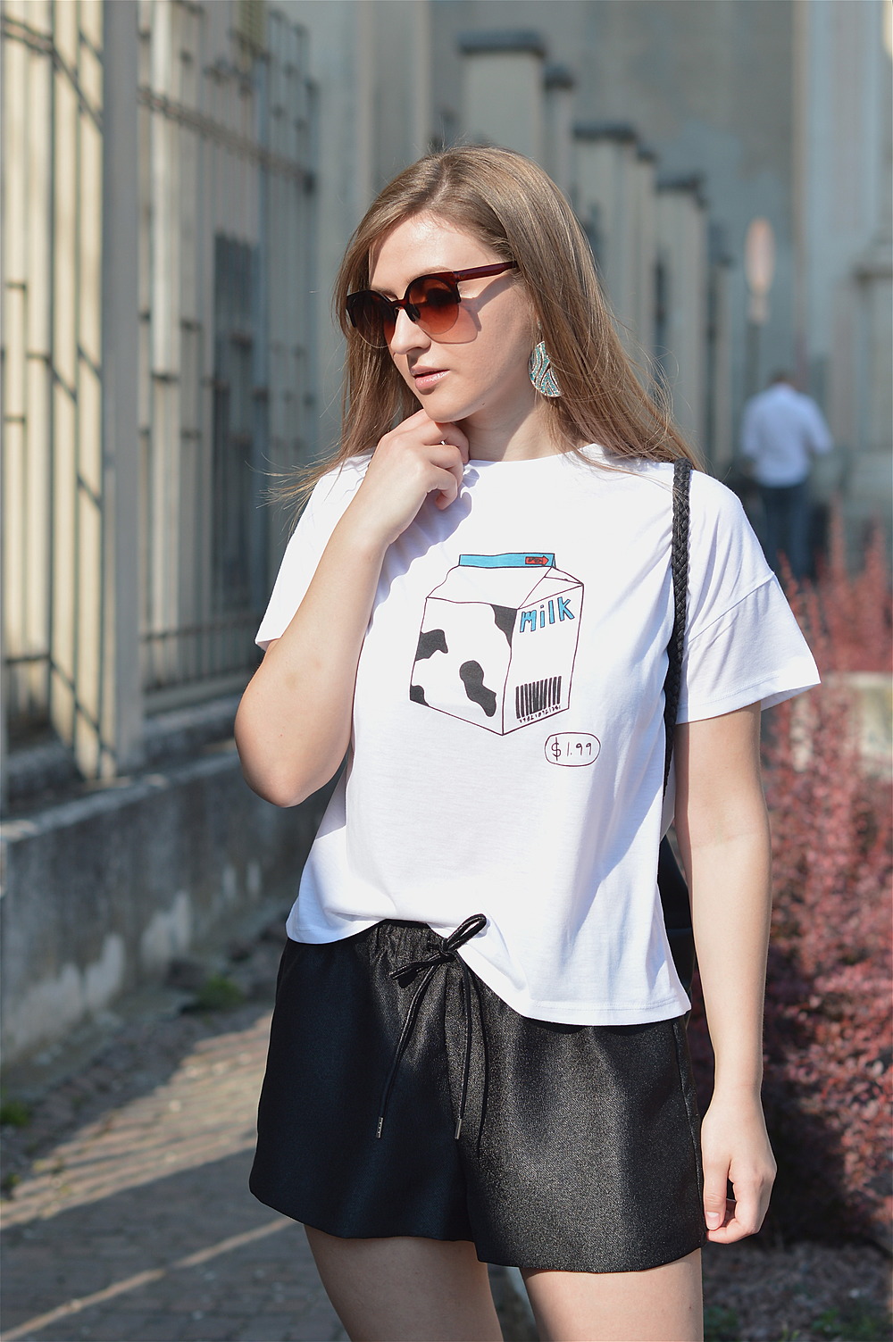 Milk print T-shirt. - The Dress Sense