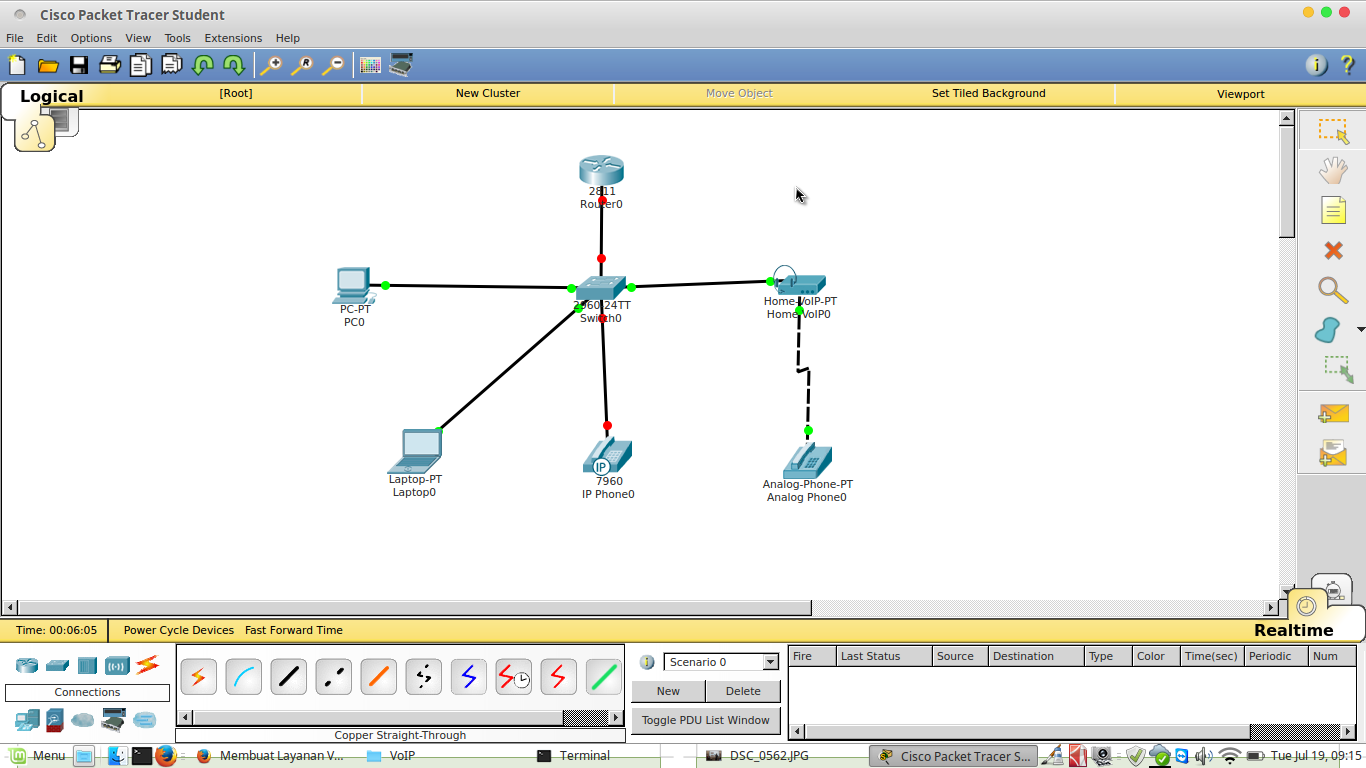 Membuat Simulasi Layanan VoIP pada Cisco Packet Tracer - Puji Rahayu