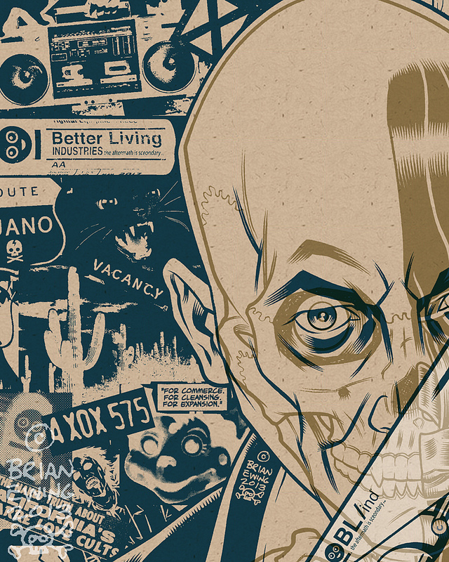 INSIDE THE ROCK POSTER FRAME BLOG: Brian Ewing Killjoys Poster