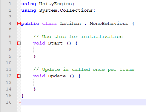 Unity C# Tutorial Indonesia : Basic 2 - Membuat C# Script di Unity ...
