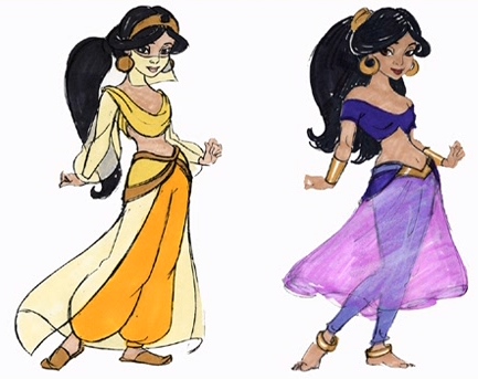 Living Lines Library: Aladdin (1992) - Character Design: Concepts ...