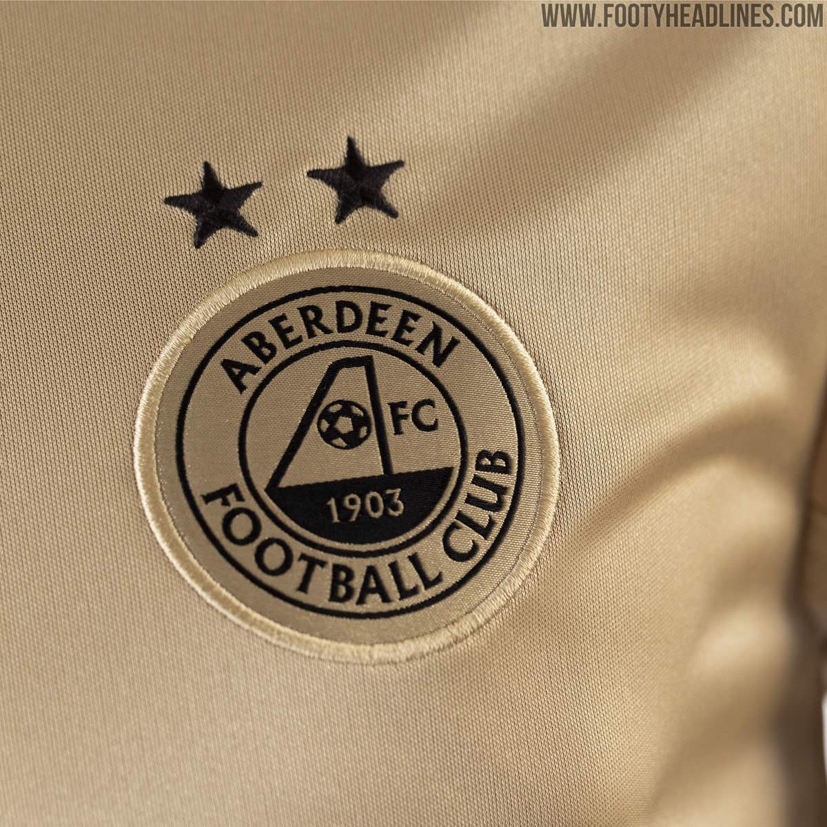 Gold Aberdeen 19-20 Away Kit Released - Footy Headlines