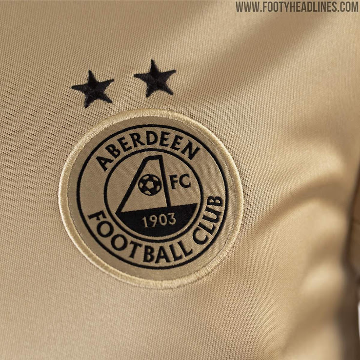 Gold Aberdeen 19-20 Away Kit Released - Footy Headlines