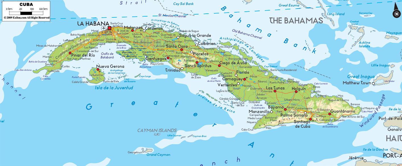 Mapas Geográficos de Cuba
