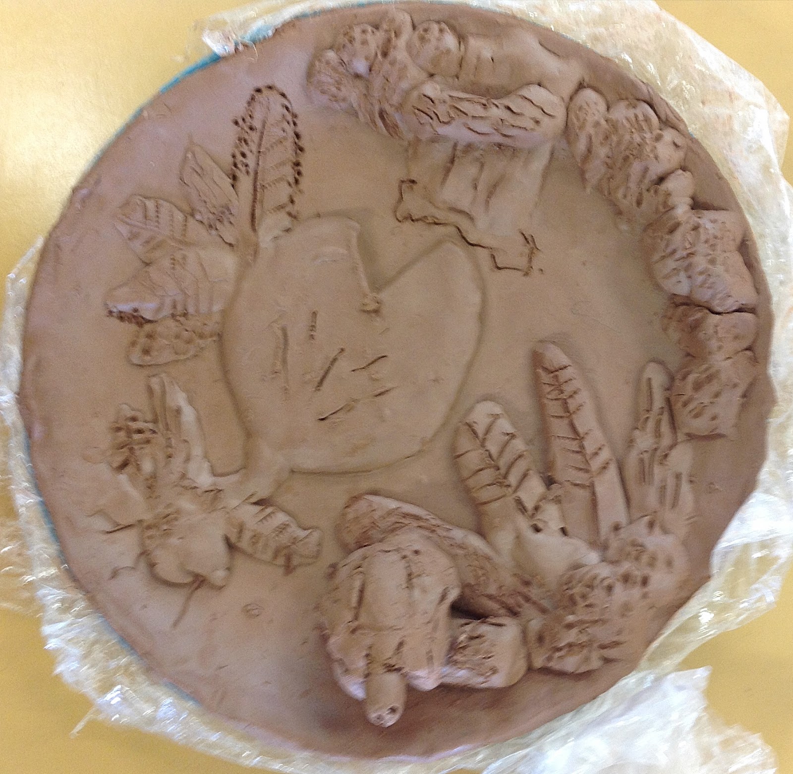 CLAY WORK - Low Relief Sculpture - Year 5 and 6
