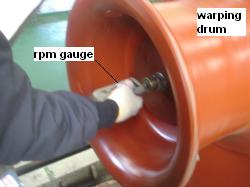 Mooring winch - Load test