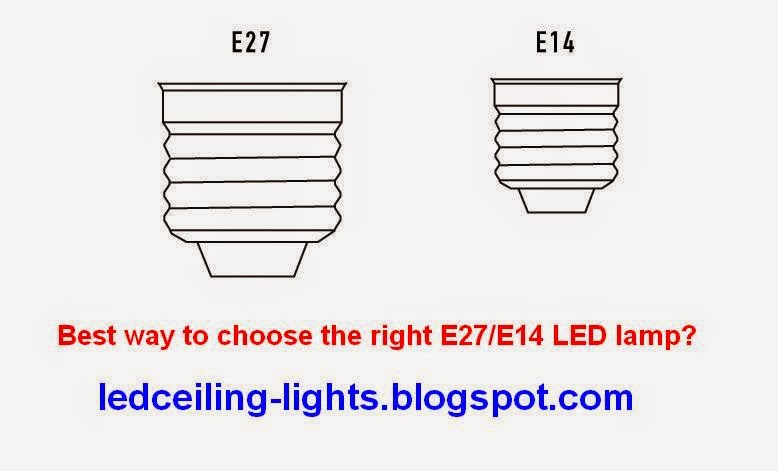 best way to choose the right E27/E14 LED lamp - Led Ceiling Lights