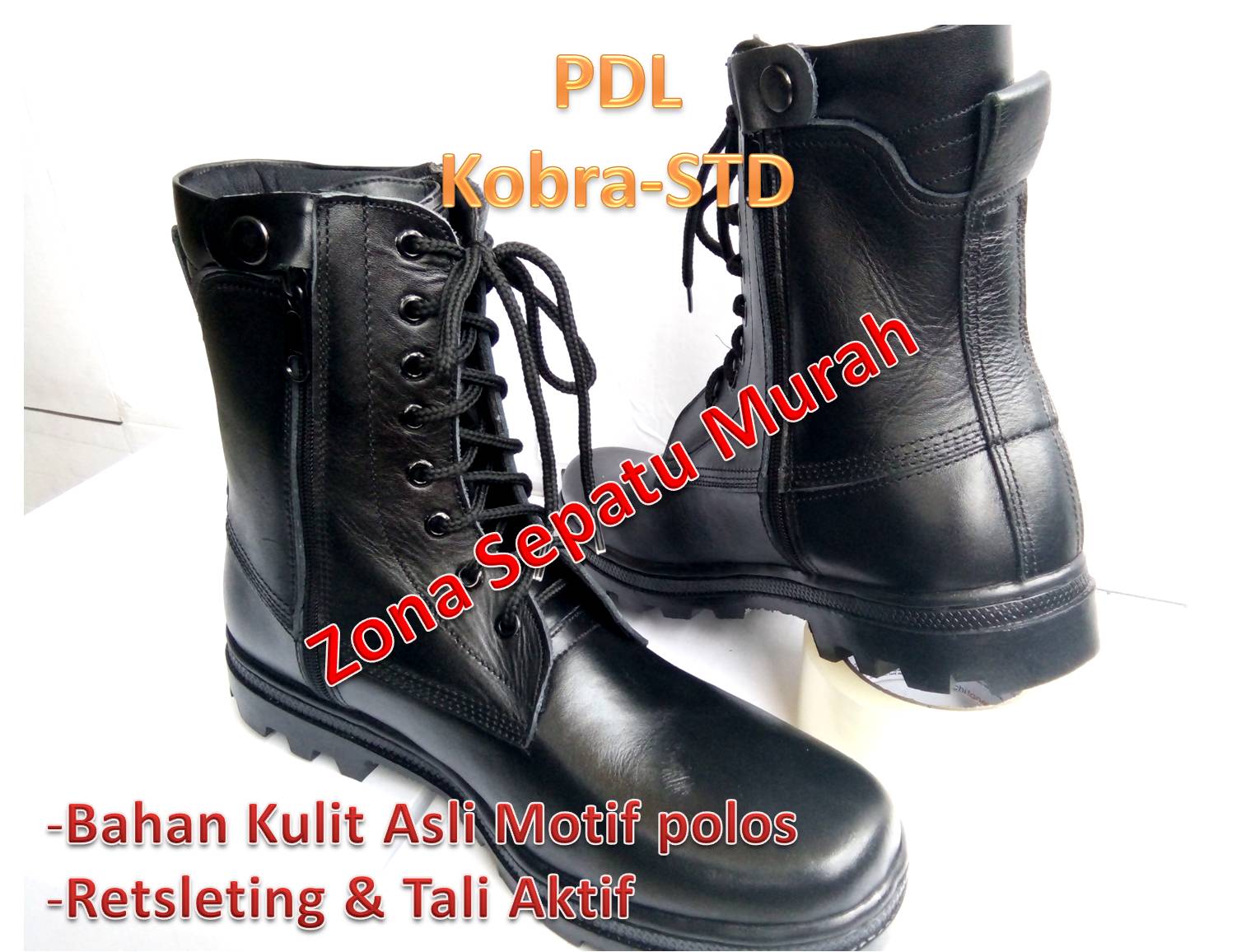 Harga Sepatu PDH dan PDL TNI, POLRI, Security Merk B2R Update ...