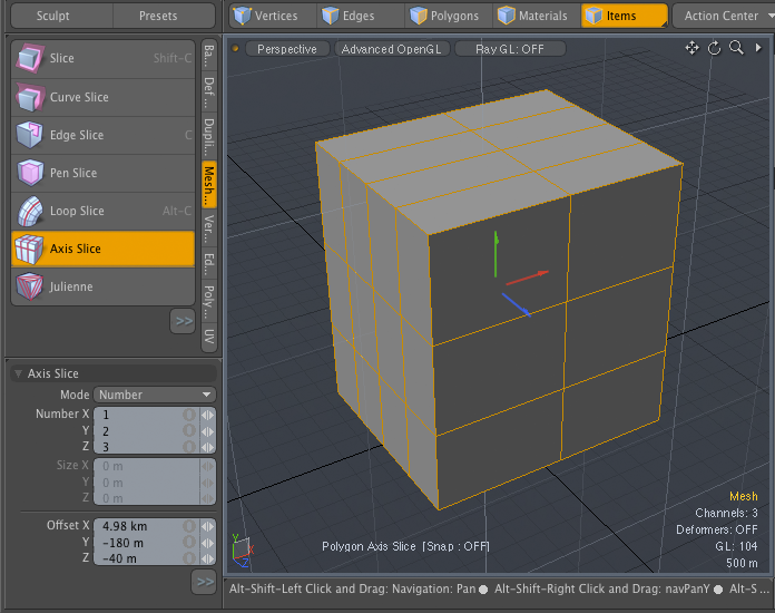 CG Memo: Modo Crash Course (2) Modeling