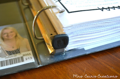 Mrs. Cain's Creations: Creating a Teacher Binder That Works for YOU ...