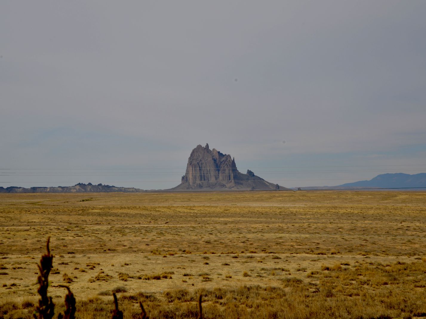 A school of fish: Volcanic stock (Shiprock)