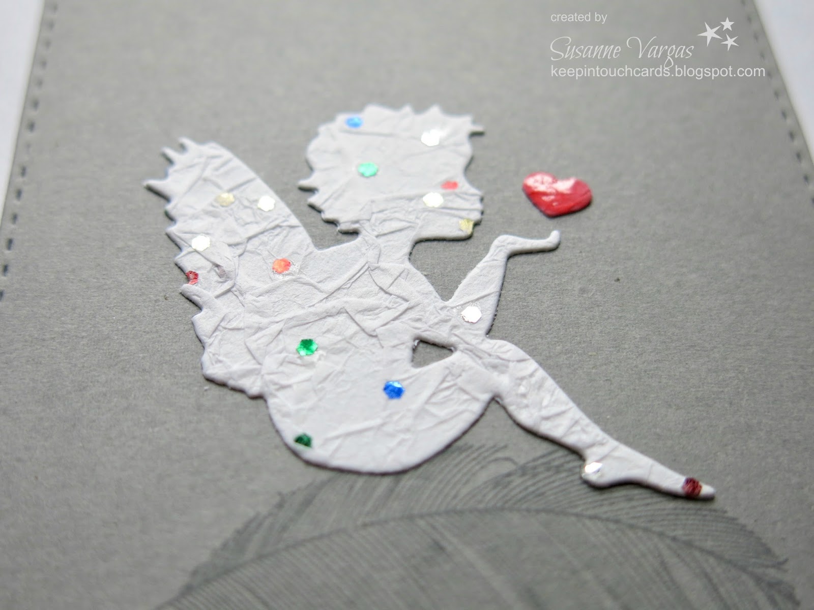 Keep in Touch Cards: Tissue Paper Angel