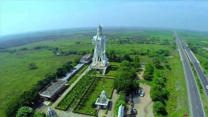 Paritala Sri Abhaya Anjaneya Swamy Temple | Tallest Statue in the World