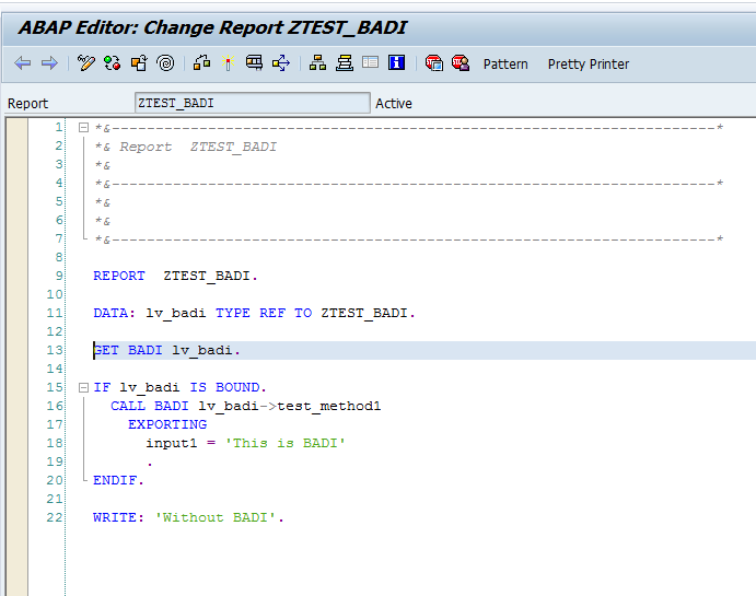 ABAPer Street: Fallback class: A workaround of BADI implementation