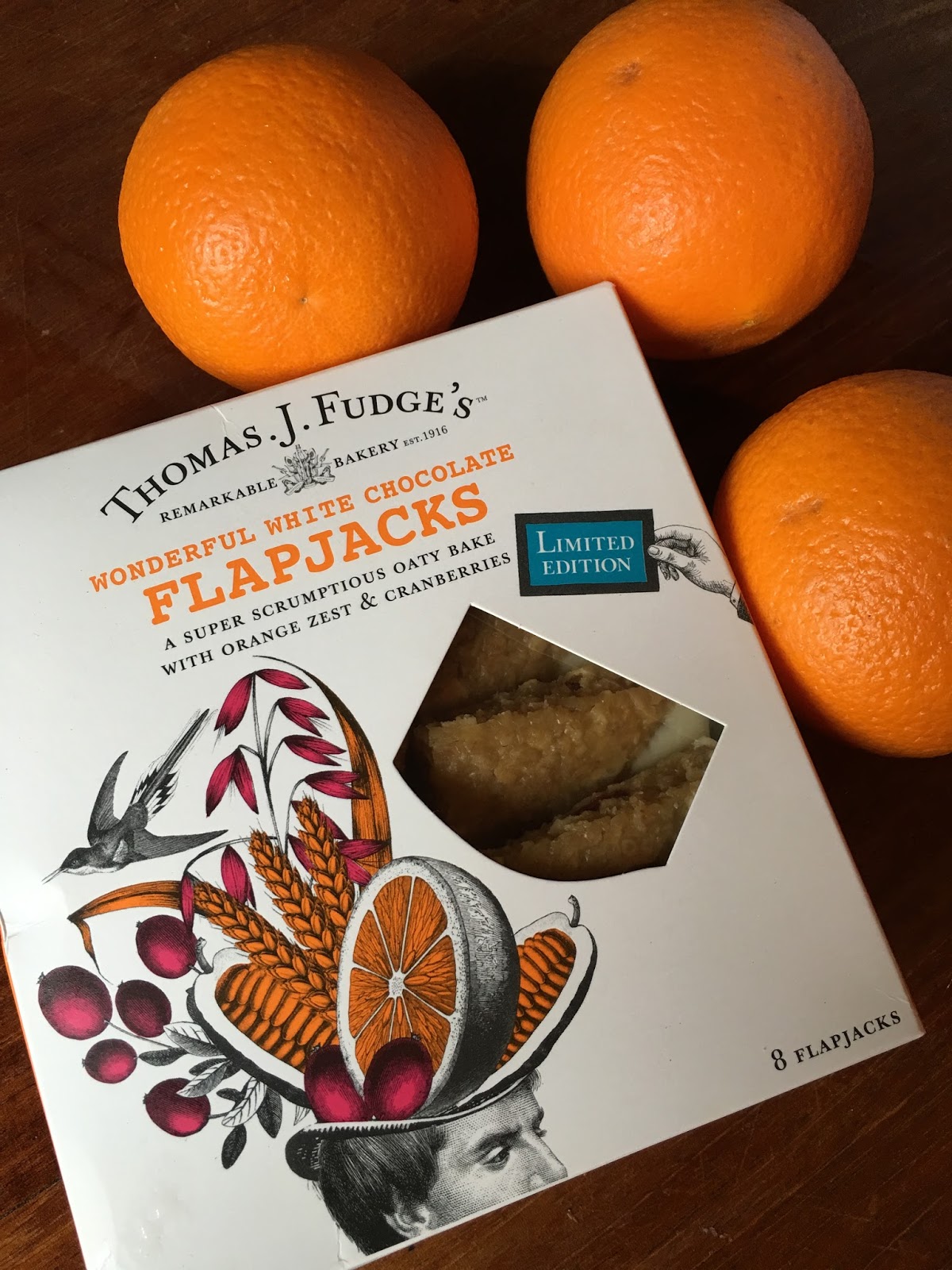 Jewelled Amaretto flapjack recipe plus a review of Thomas J. Fudge's ...