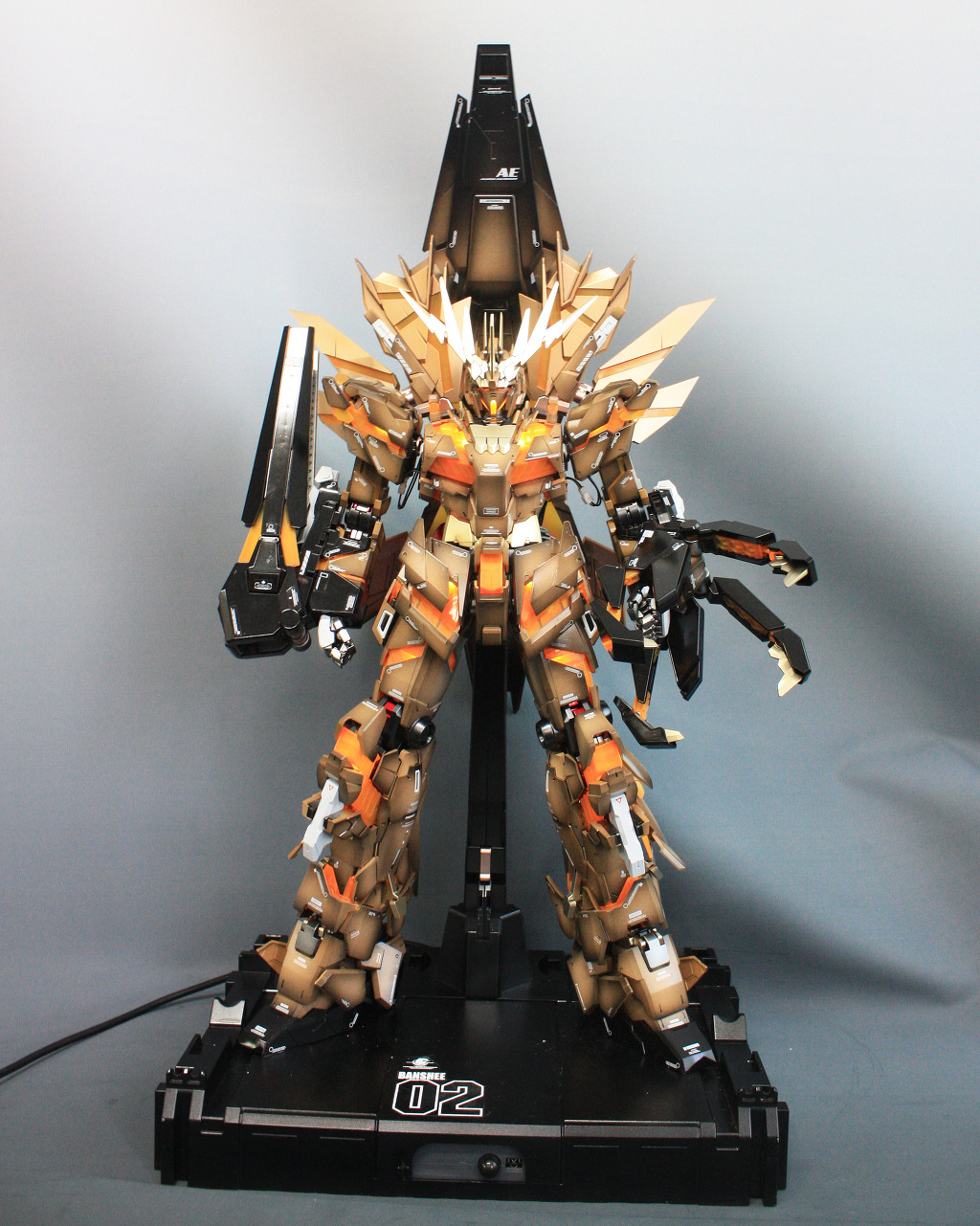 GUNDAM GUY: PG 1/60 Unicorn Gundam 02 Banshee - Painted Build