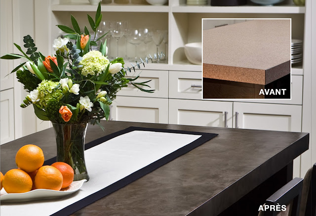 Colobar Peinture et Décoration: Les comptoirs de béton ont la cote