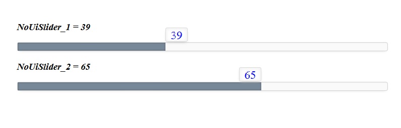 Code Samples: JavaScript noUiSlider Example