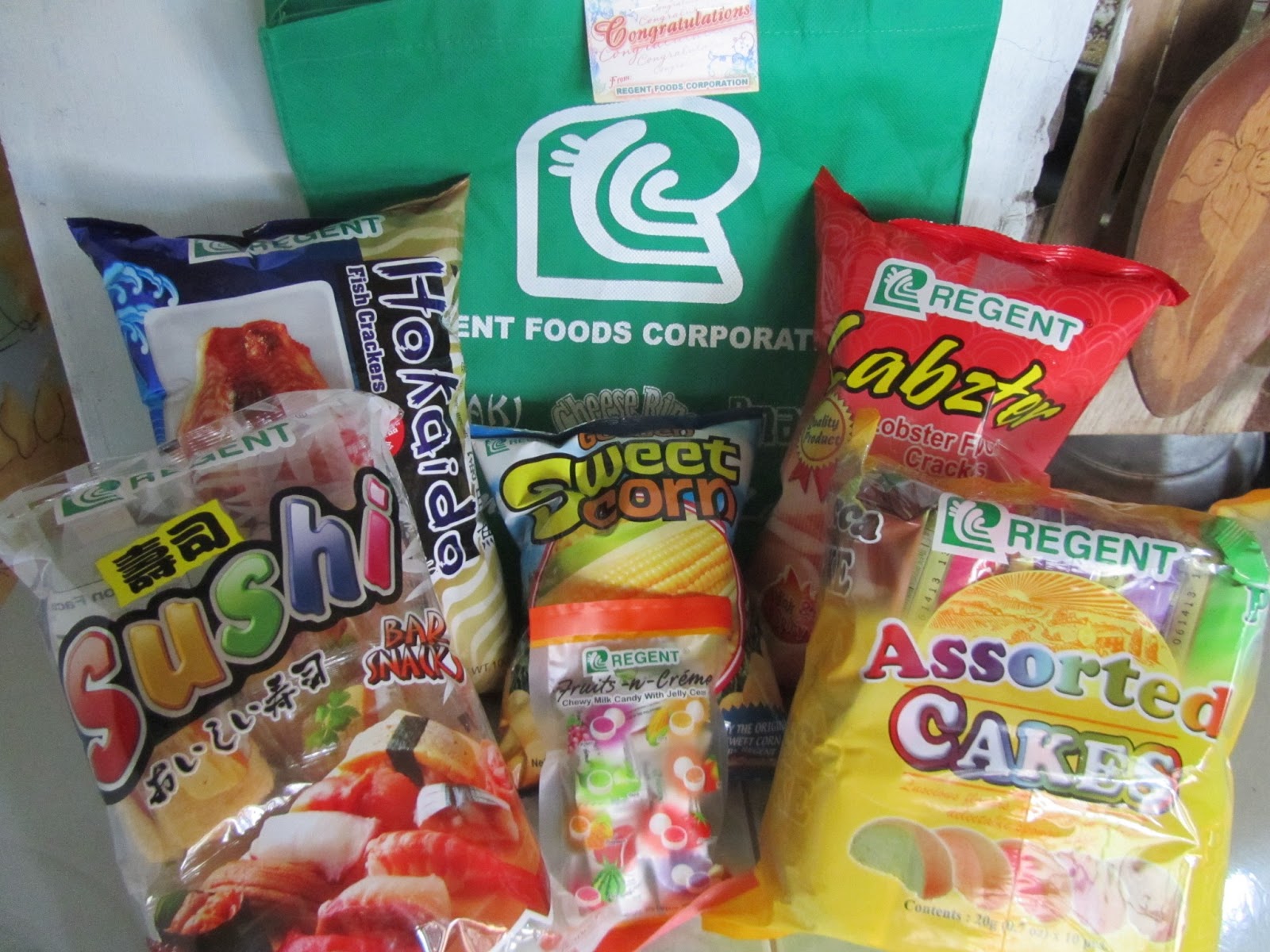 Ace Twinkle Crafts: Regent Foods Corporation gift pack :)