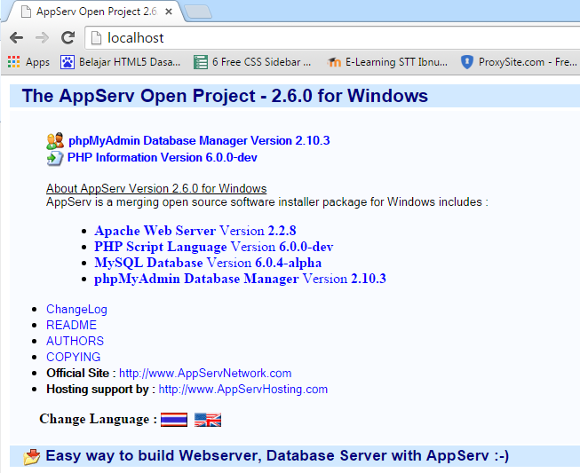 Tutorial Instalasi AppServ