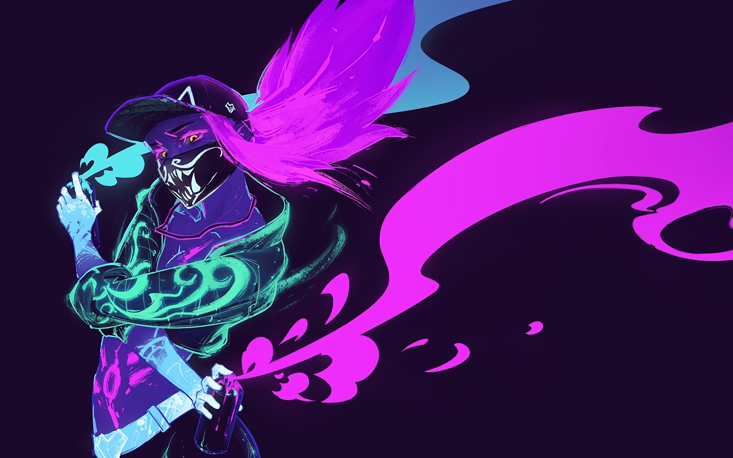 K/DA, Akali, LoL, Splash Art, 4K, #127 Wallpaper PC Desktop