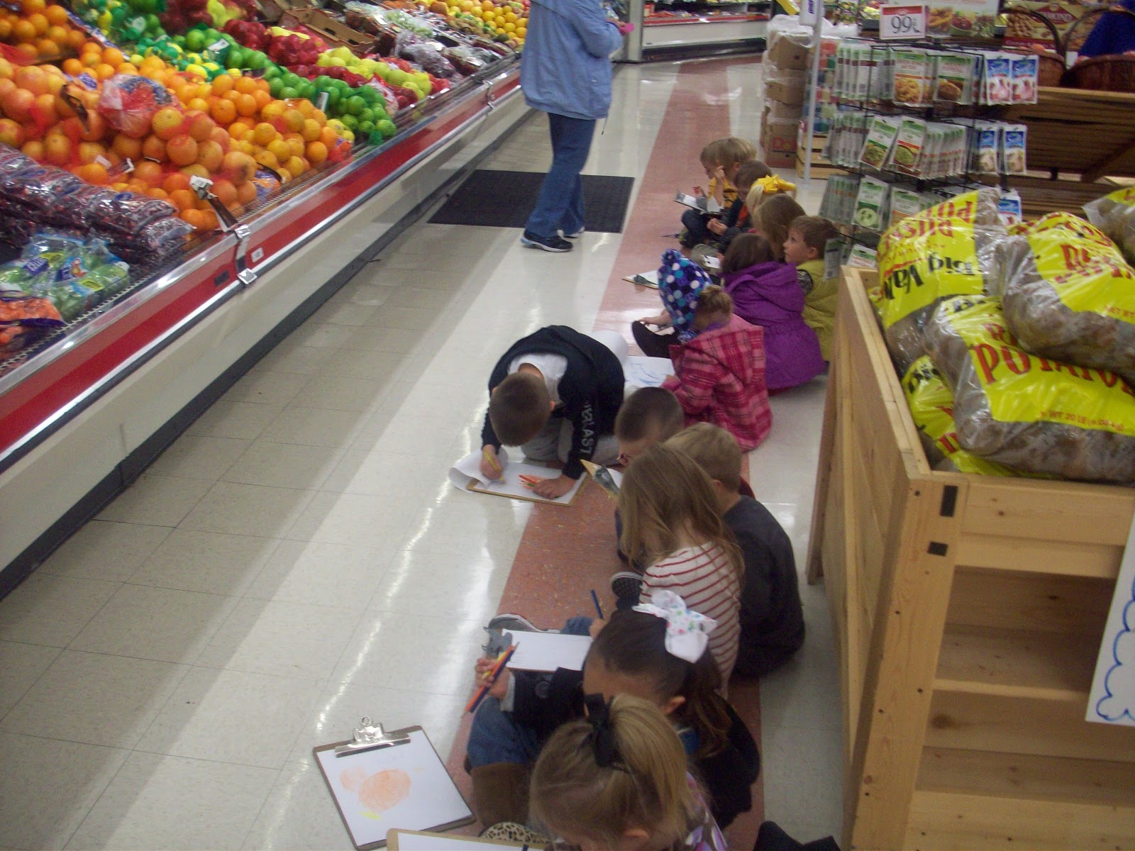 Mrs. Erin's Preschool Class: Field Trip to the Grocery Store