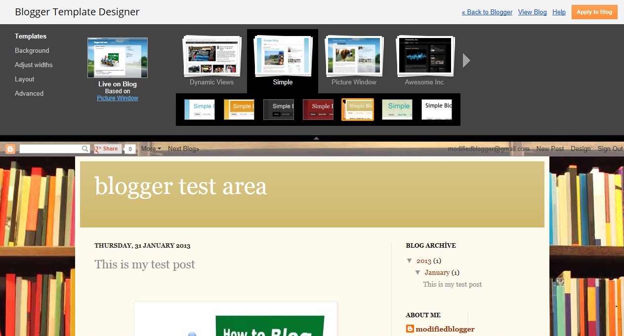 How Easily Customize Appearance Of Blogger Free Blogspot Tips Tricks