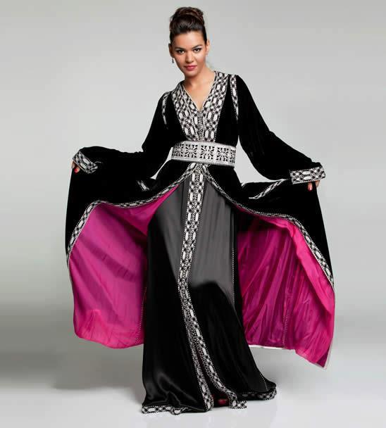 caftan traditionnel tlemcen - new caftan maghrebi 2014