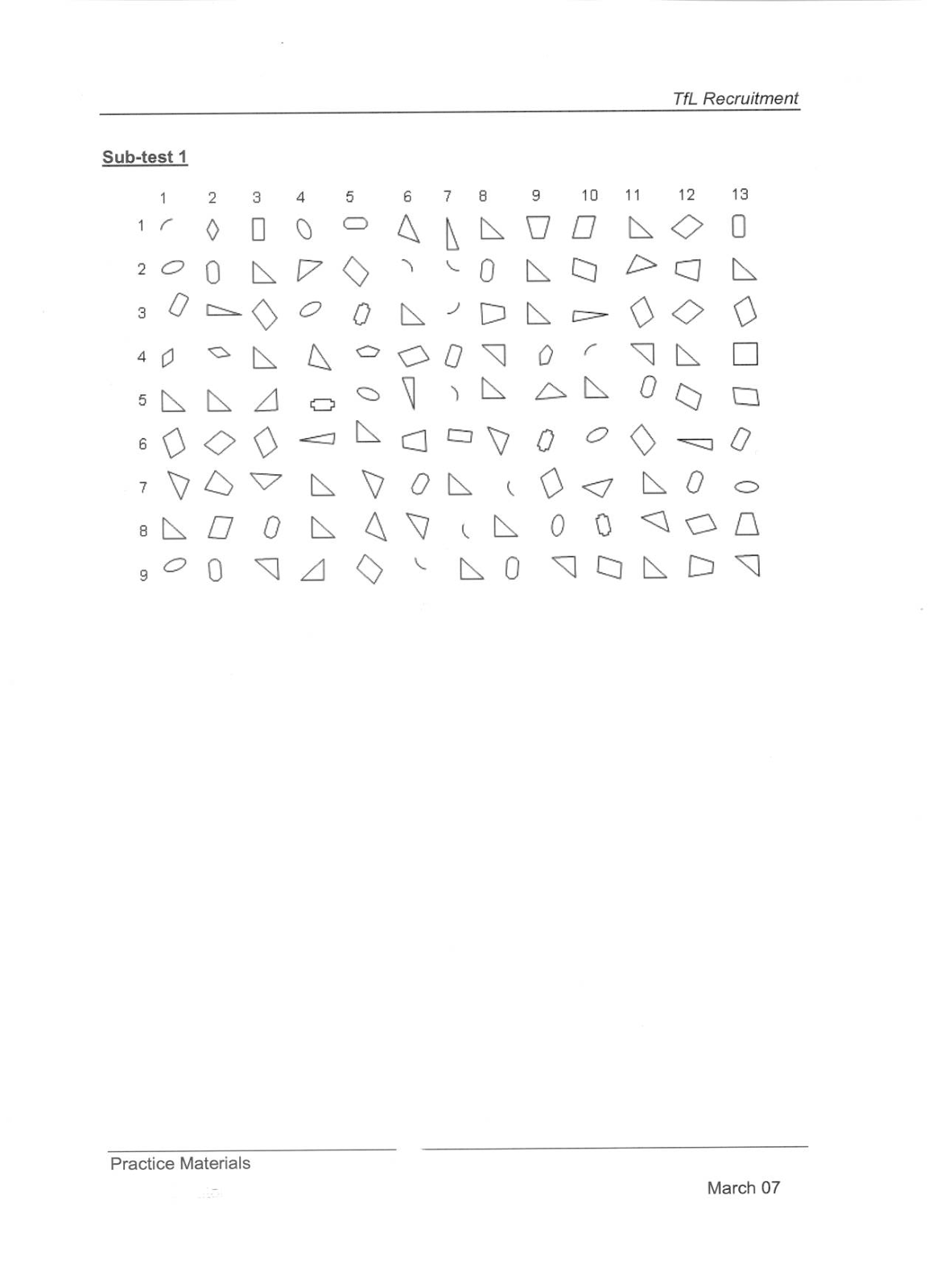 TFL Revenue Protection job exams and assessment information