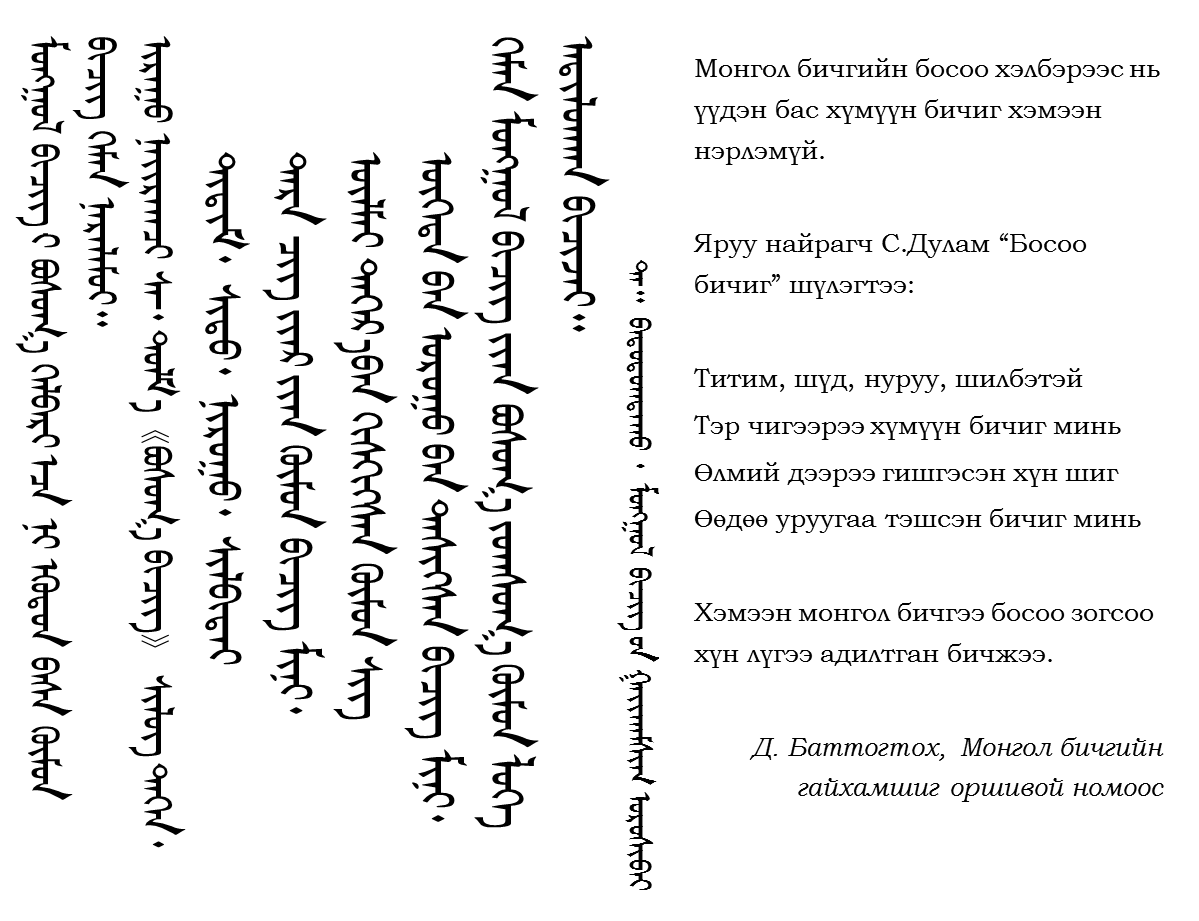 Эх бичиг Монгол бичгийн гайхамшиг 1