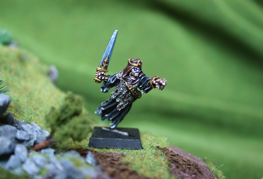 Once upon a time in Warhammer: The Wight King finally painted!