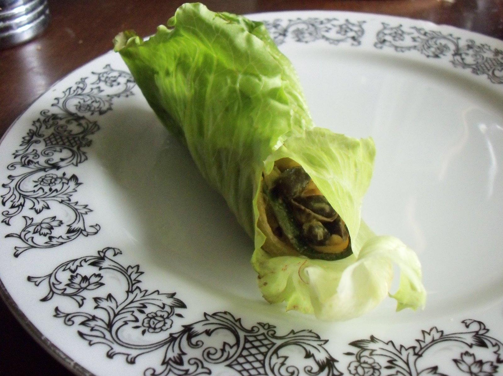 Extra Happy Theory: (Almost) Instant Gratification Lettuce Wrap Burrito