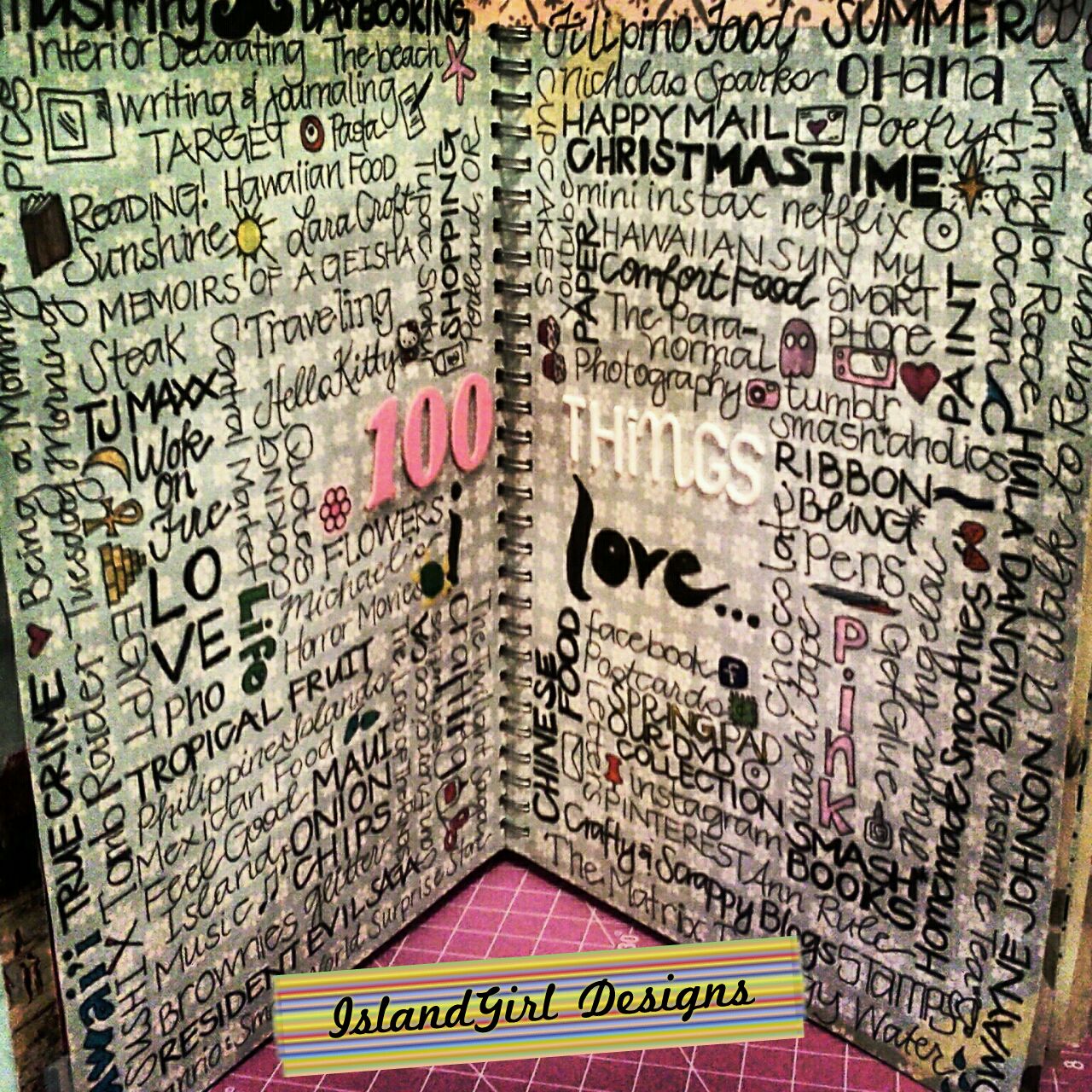 A Crafty Island Girl: Smashbook: 100 Things I Love