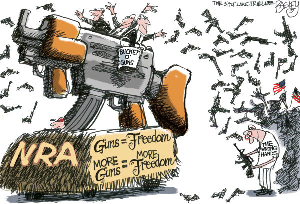 Mrs. Robic's English Blog: Political Cartoons on Gun Control #2