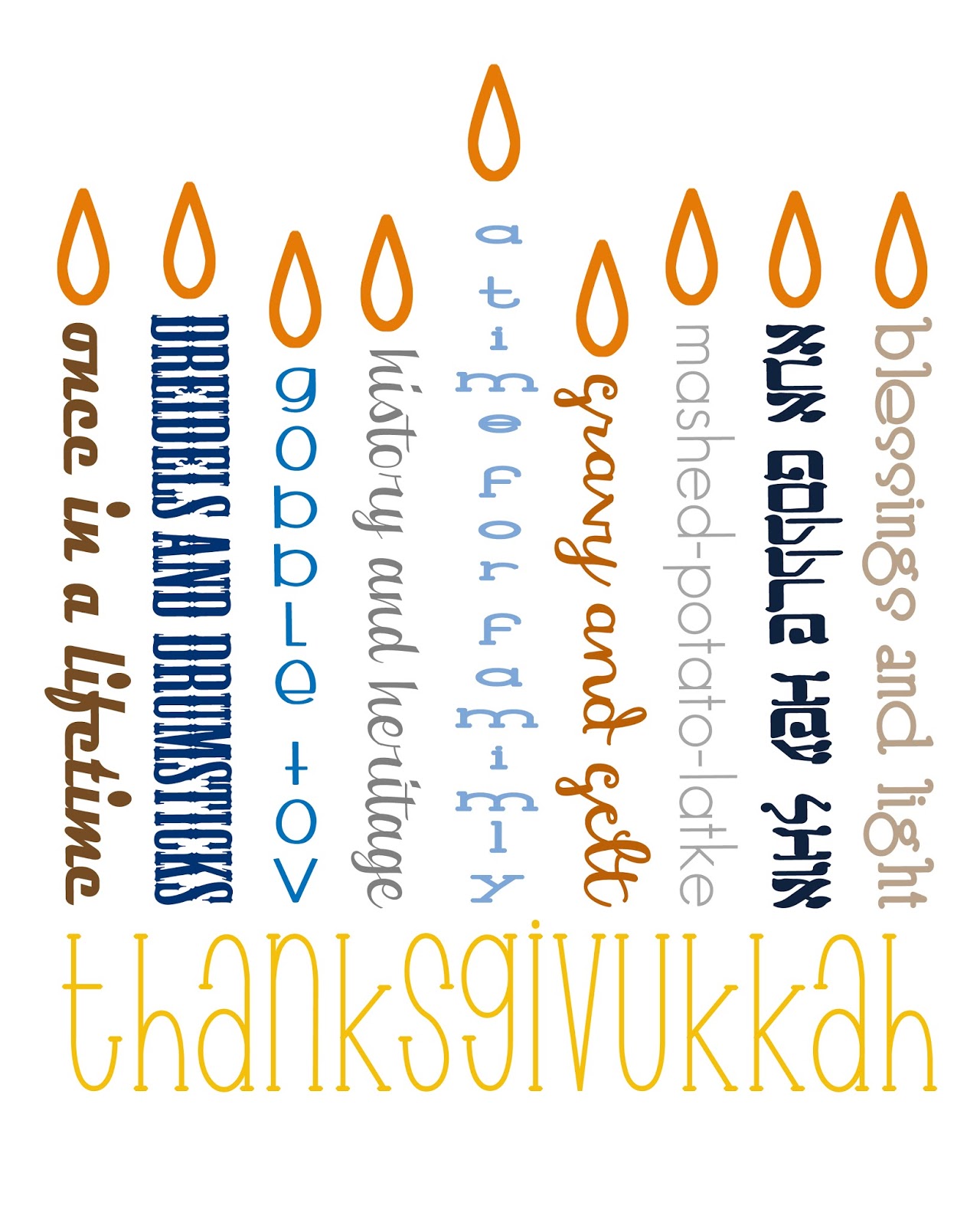 * Seek To Be Merry *: Thanksgiving + Hanukkah