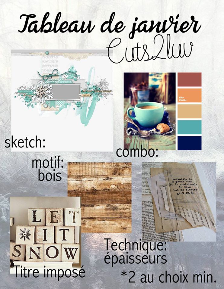 France Ringuette proCRAFTination blog: Cuts2Luv tableau inspiration ...