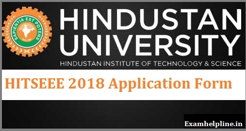 Application Form of HITSEEE 2018