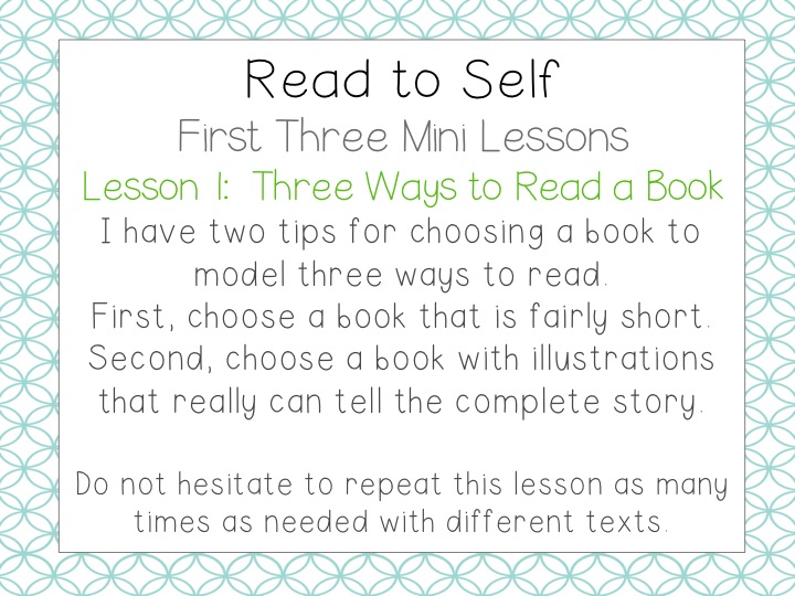 School Is a Happy Place: The Daily Five: The Big Three (Mini Lessons to ...