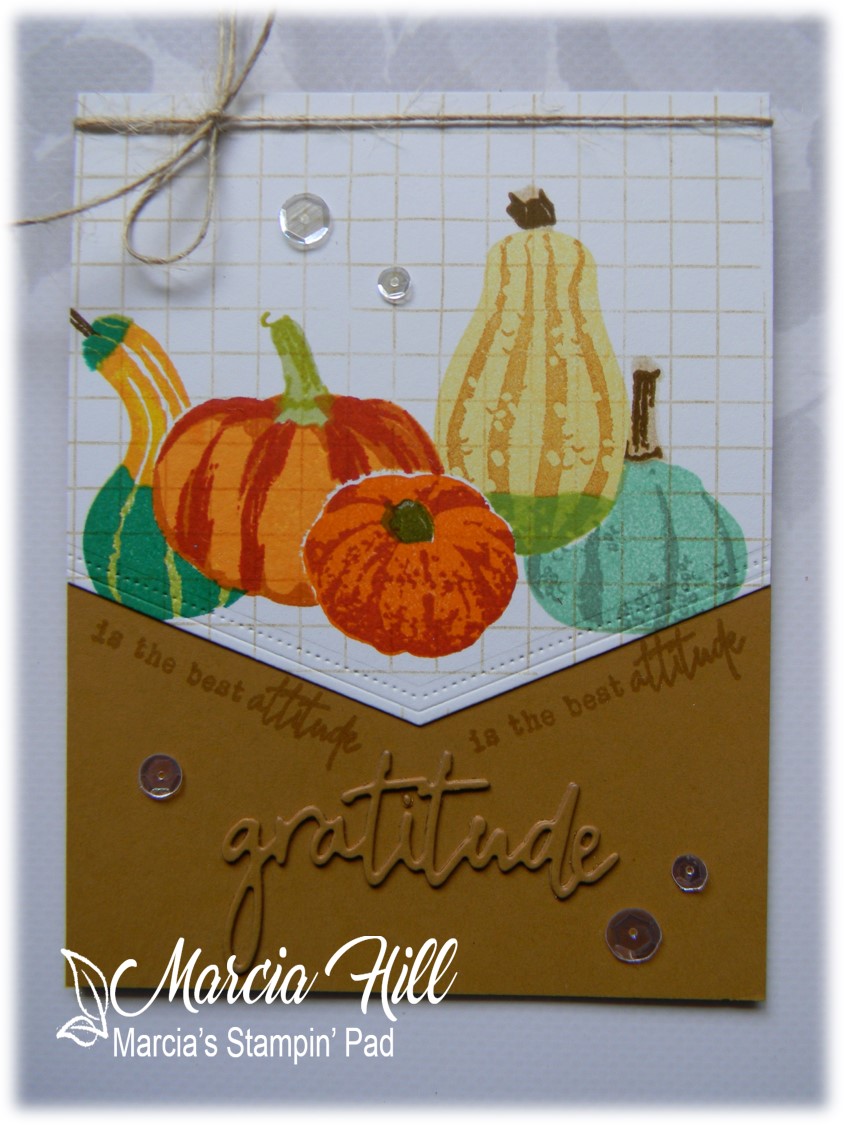 Marcia's Stampin' Pad: Make It Monday #333 - Layering Patterns Over Images