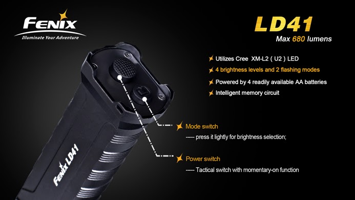 Fenix Light: Fenix LD41(XM-L2) Flashlight