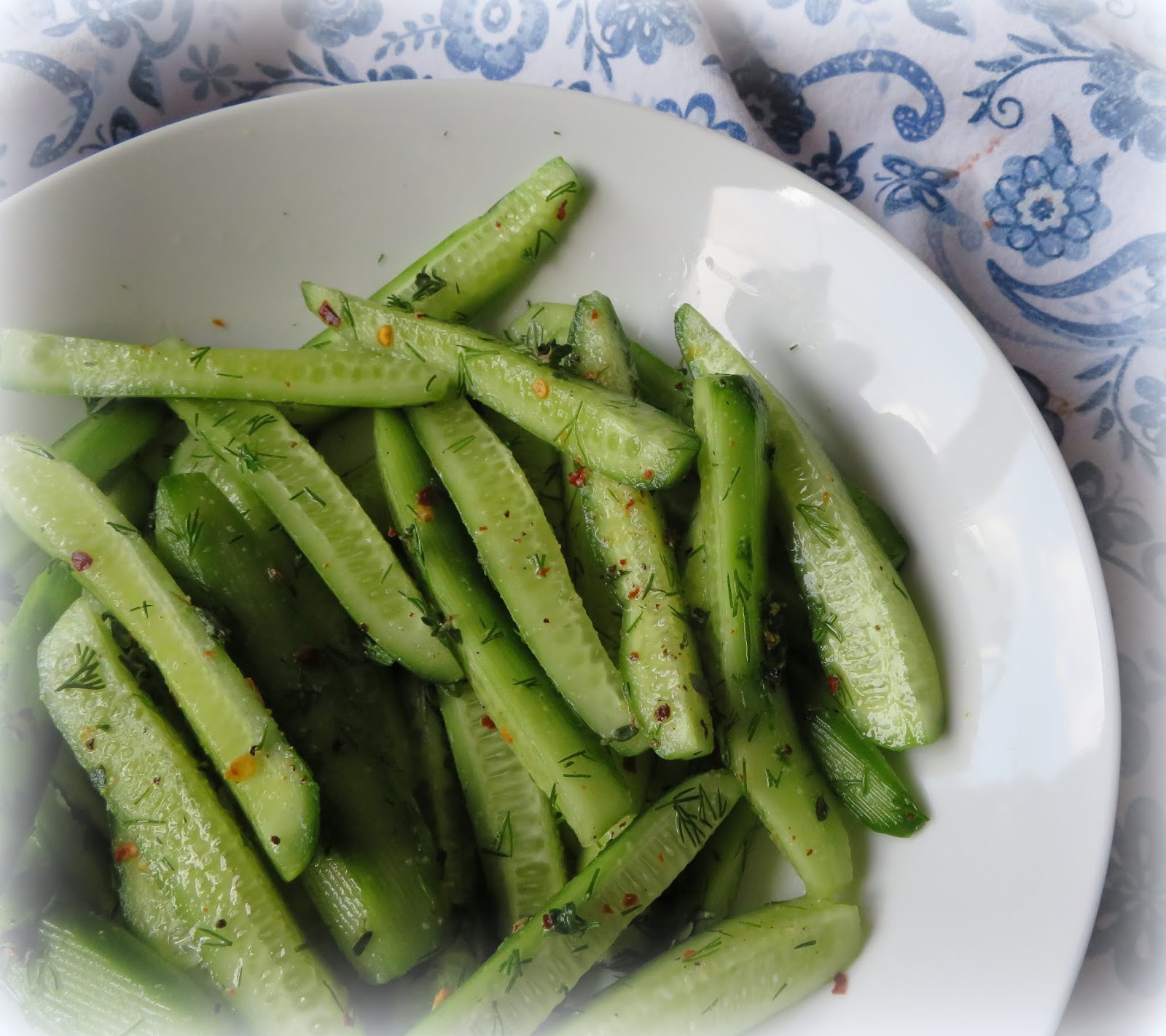 Dilled Cucumber Spears | The English Kitchen