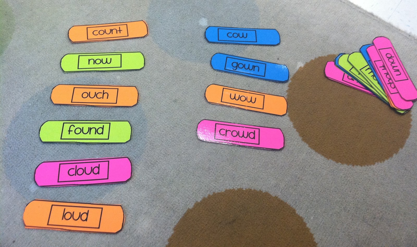 First Grade Fabulous Fish: Ouch!! Teaching the /ou/ Sound - Mouse Visit ...