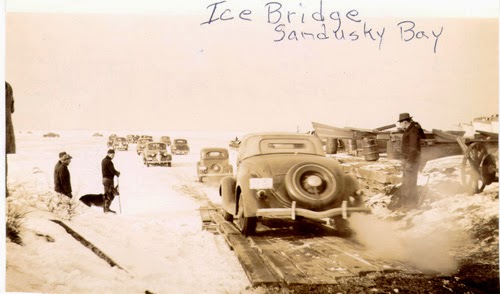 Sandusky History: Ice Fishing on Sandusky Bay