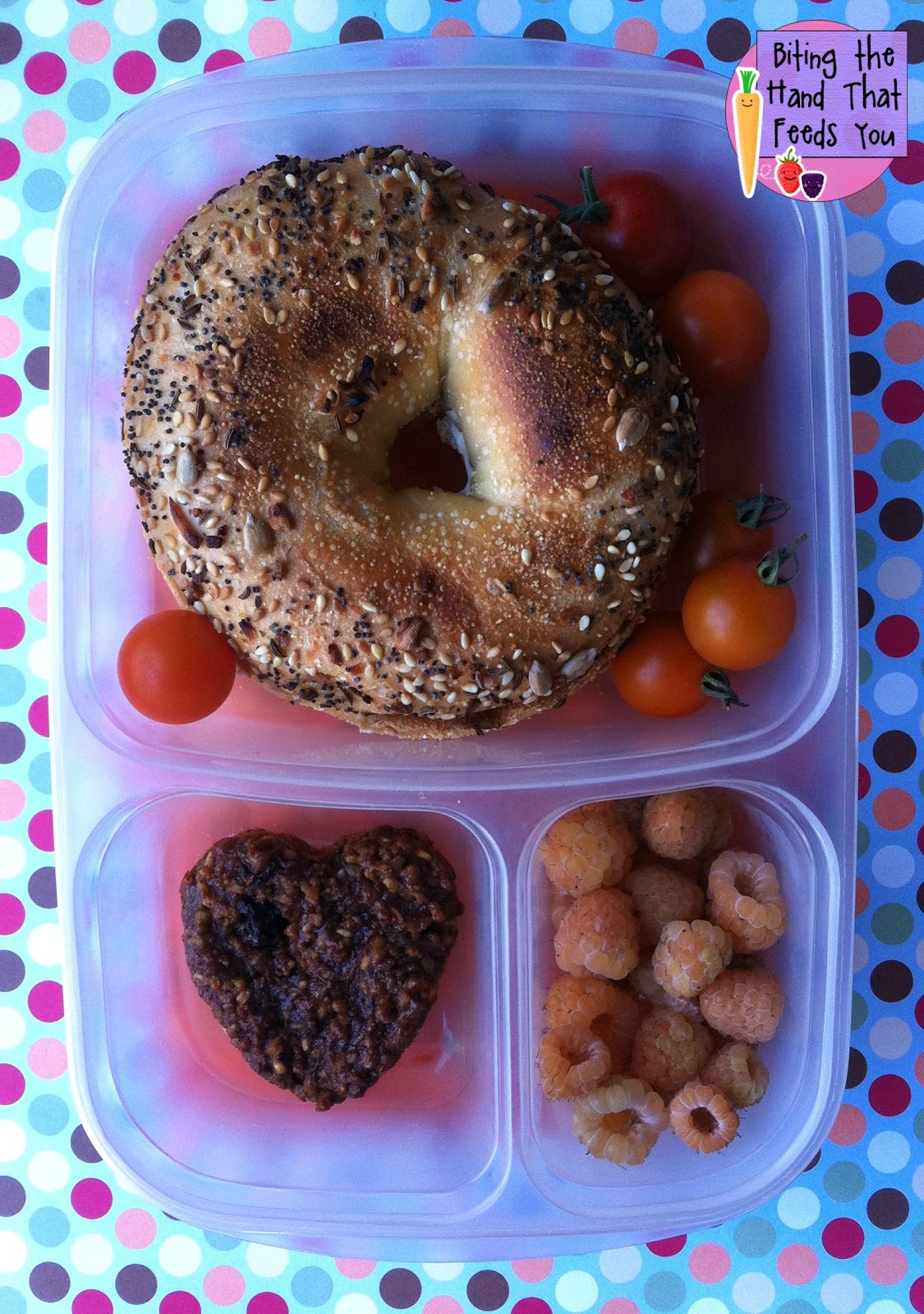 Biting The Hand That Feeds You: Fun Bagel Skewers Bento