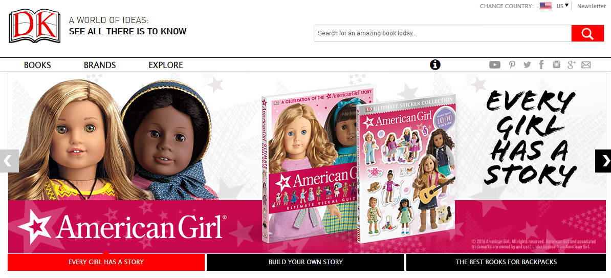 Living A Doll's Life : American Girl Books by DK Publishers