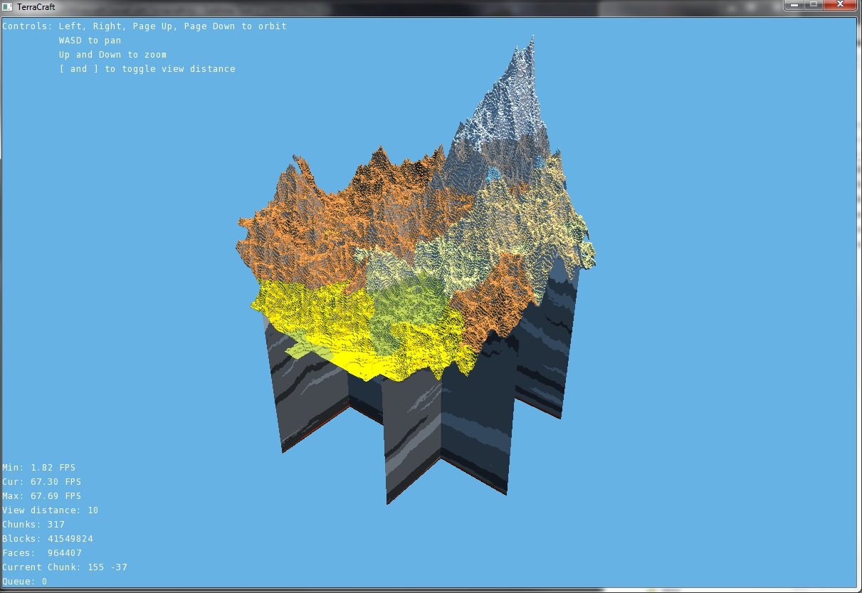 Sapphire Island: Terracraft WIP 1